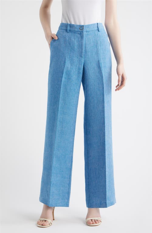 ELIE TAHARI Elie Tahari Edna Linen Wide-Leg Pants